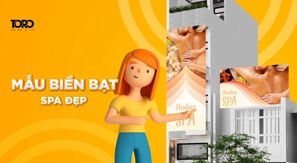 Biển bạt spa là gì? Mẫu biển quảng cáo in bạt spa